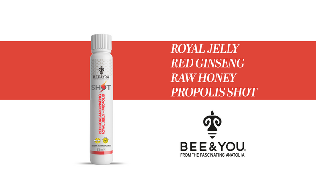ROYAL JELLY RED GINSENG RAW HONEY PROPOLIS SHOT – Bee and You EU