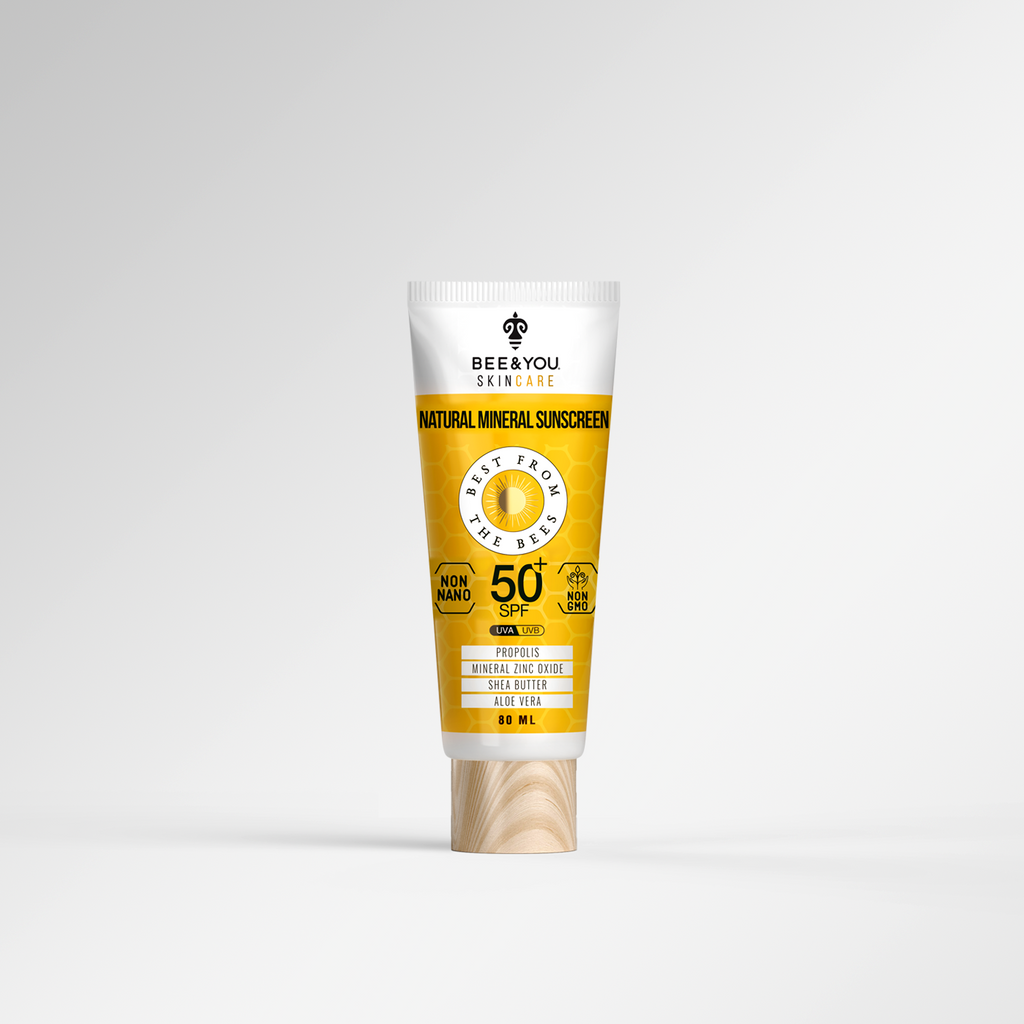 BEE&YOU Skincare Natural Mineral Sunscreen SPF 50 + – Bee and You EU