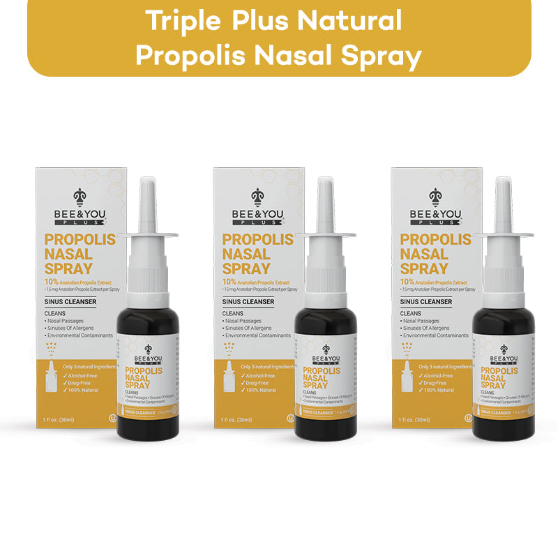 Triple Plus Natural Propolis Nasal Spray – Bee and You EU