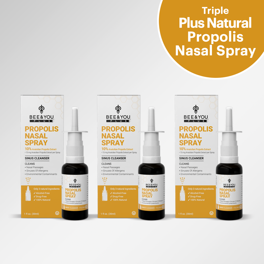 Triple Plus Natural Propolis Nasal Spray – Bee and You EU